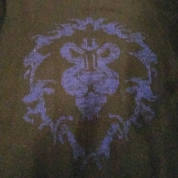 Welovefine | Sweaters | World Of Warcraft Black Blue Sweater Sz L Large ...